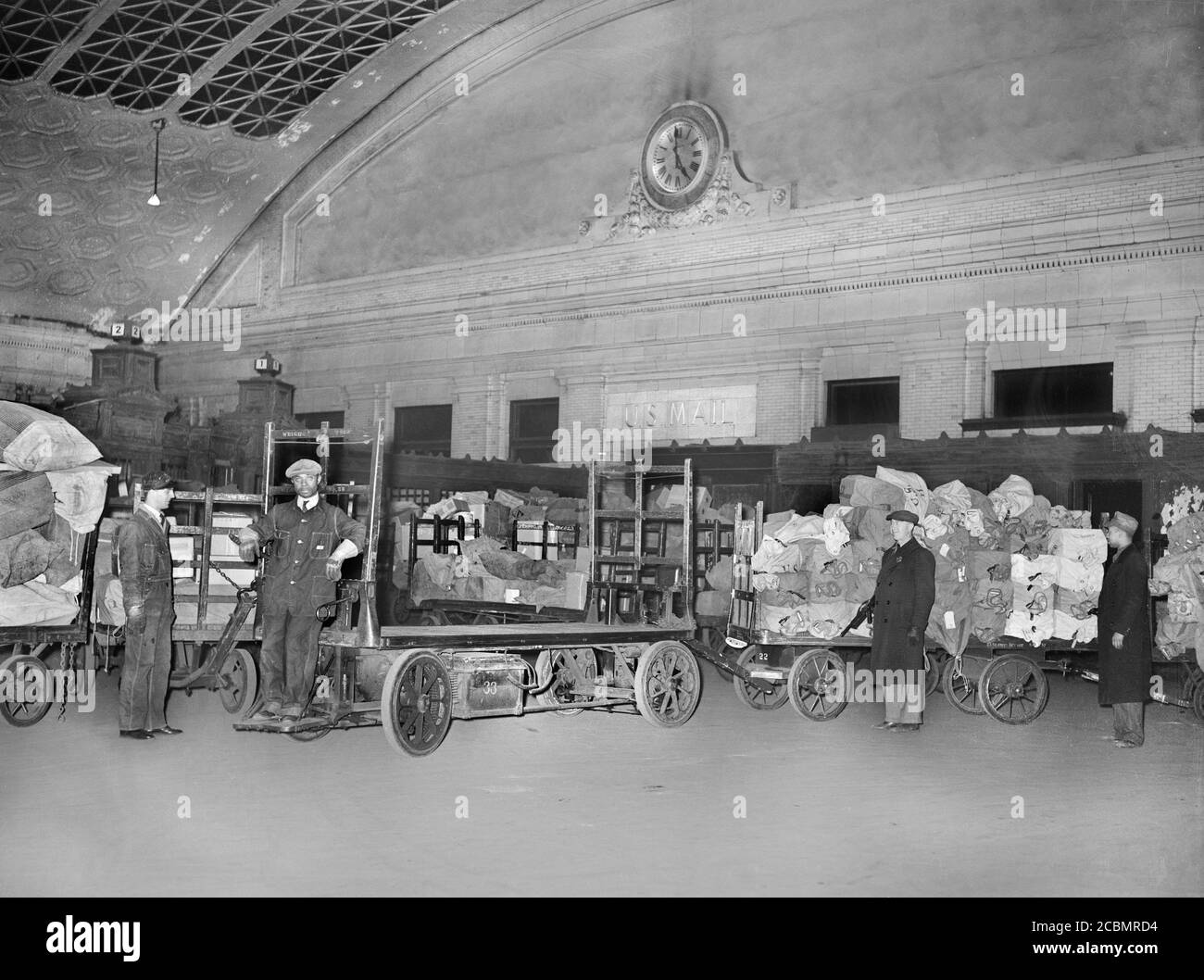 Mail Platform at Union Station, Washington, D.C., USA, Arthur Rothstein ...