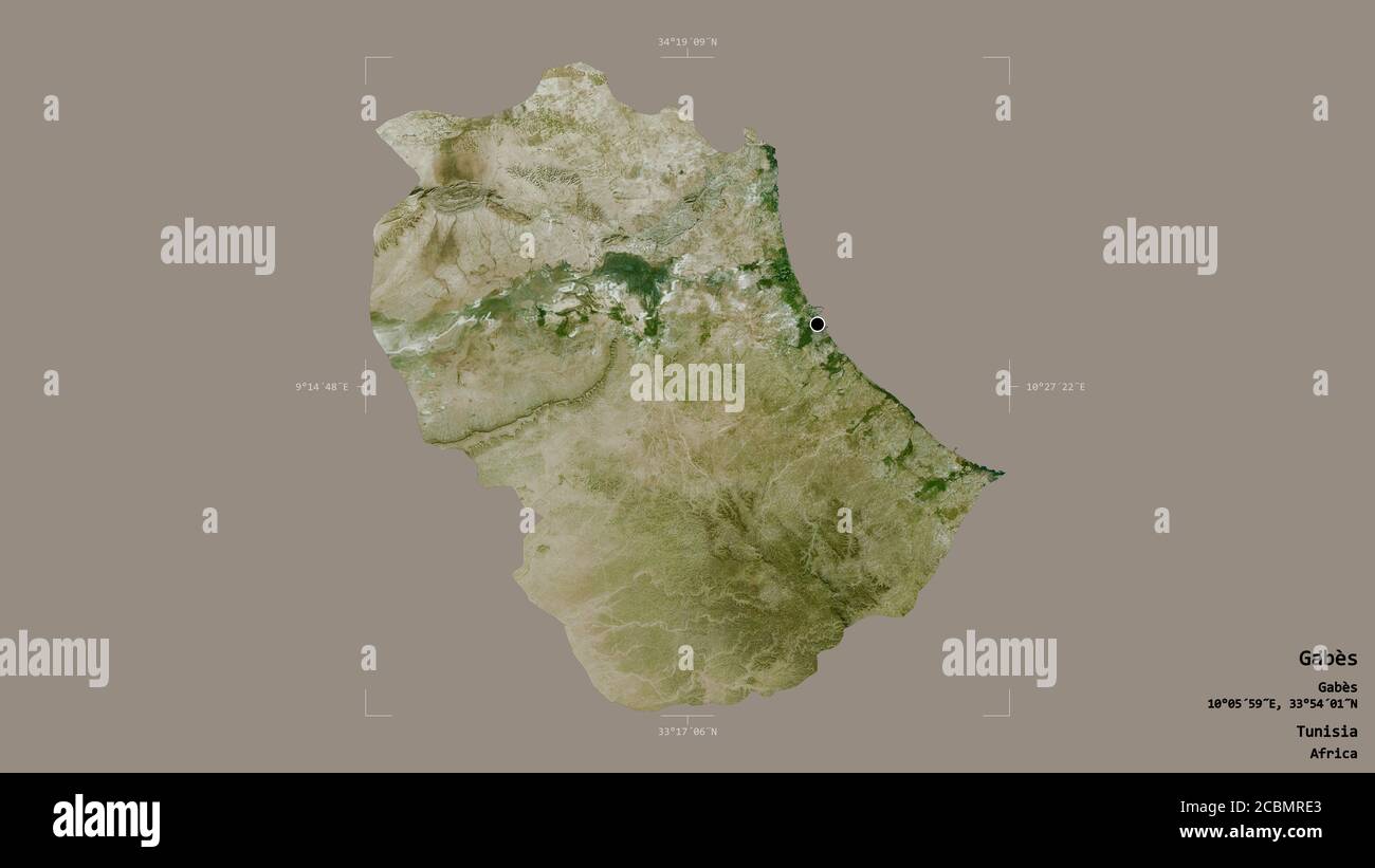 Gabes map hi-res stock photography and images - Alamy