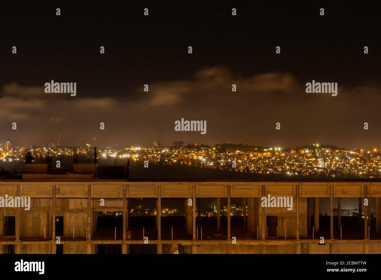 Skyline jerusalem night hi-res stock photography and images - Alamy