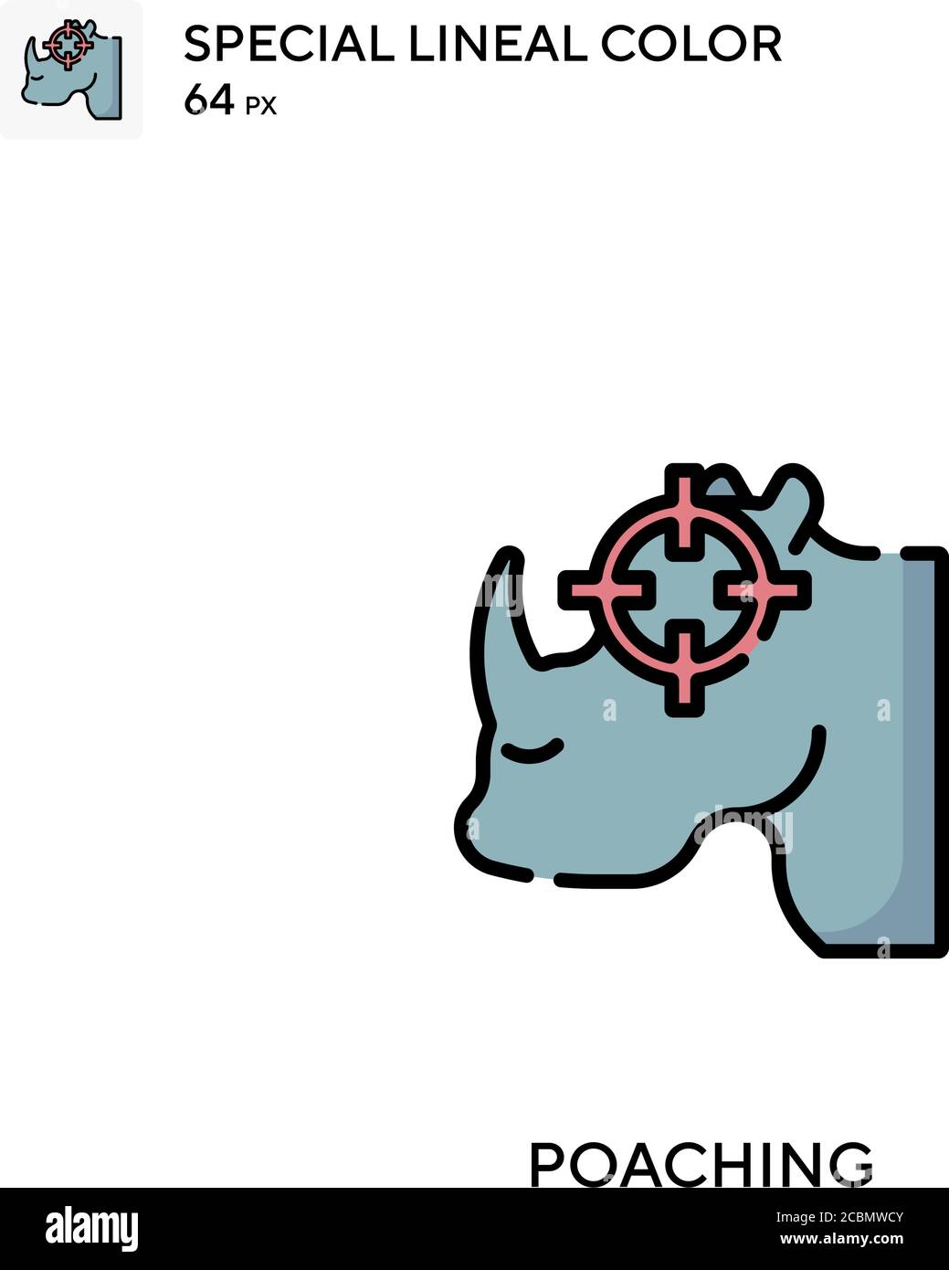 Poaching Special lineal color vector icon. Poaching icons for your ...