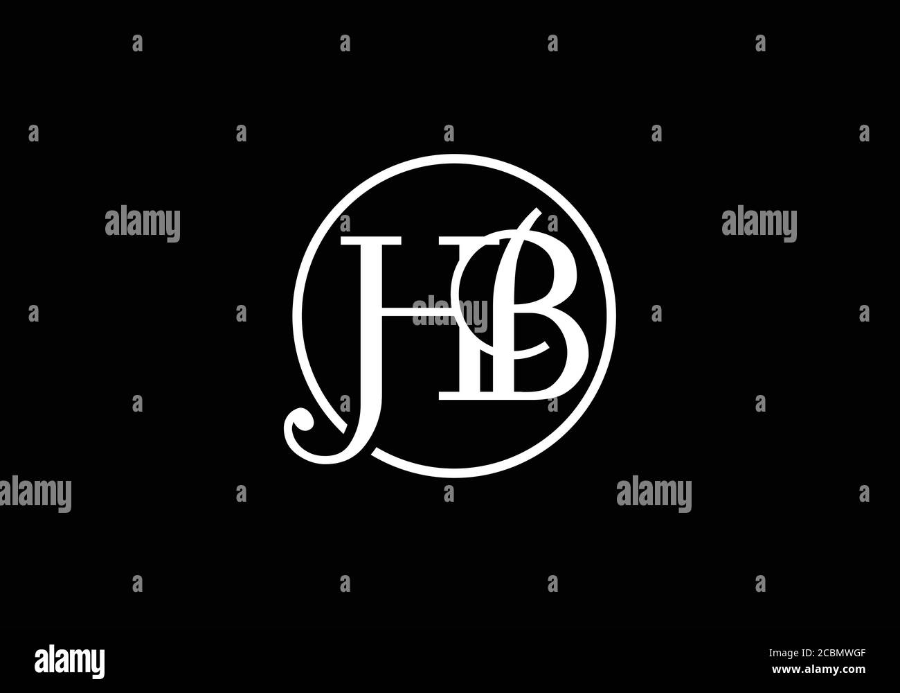 H B Initial Letter Logo design, Graphic Alphabet Symbol for Corporate ...