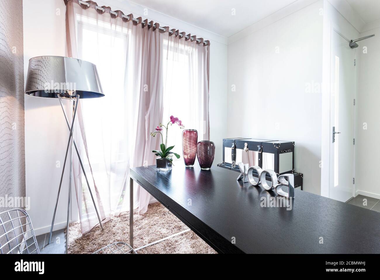 A bright workroom in a luxury house Stock Photo - Alamy