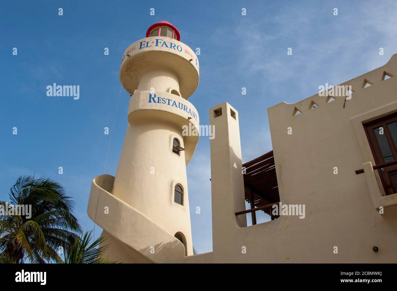 The El Faro Lighthouse in Playa del Carmen, Riviera Maya near Cancun in ...