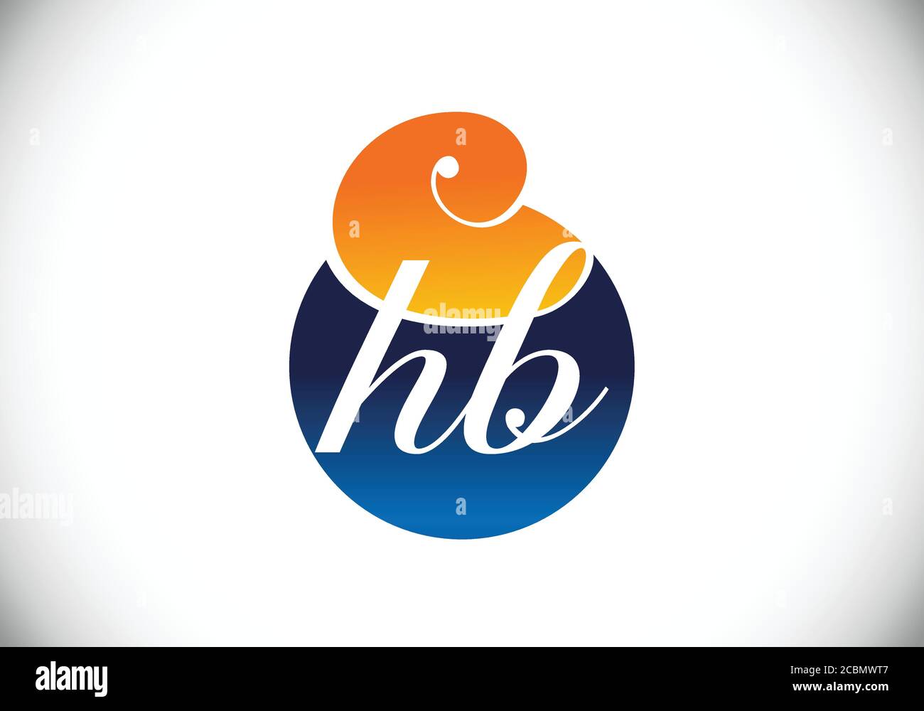 H B Initial Letter Logo design, Graphic Alphabet Symbol for Corporate ...