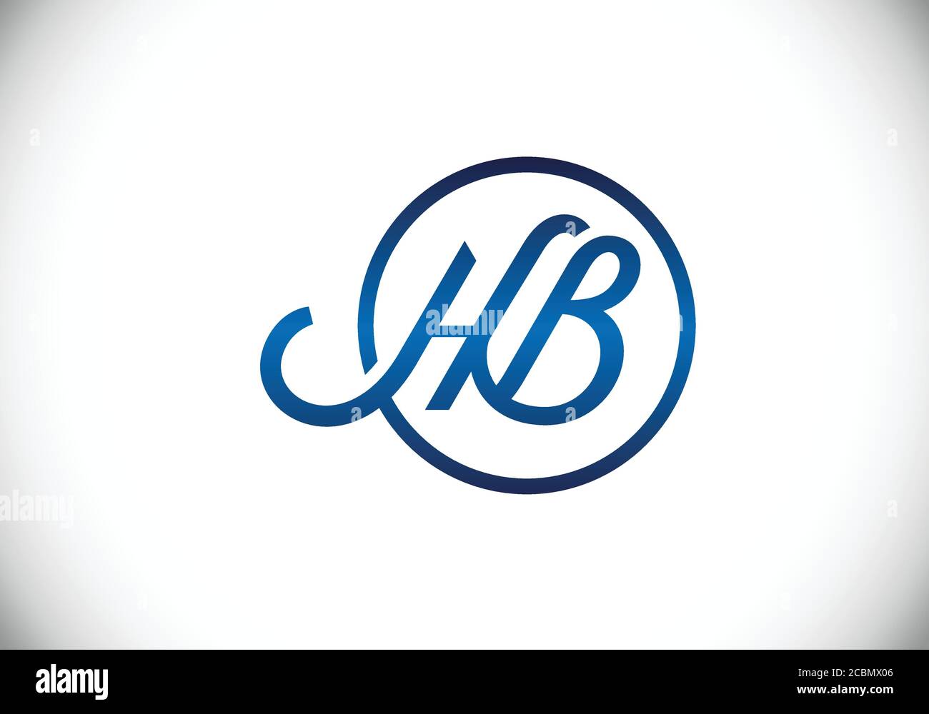 H B Initial Letter Logo design, Graphic Alphabet Symbol for Corporate ...