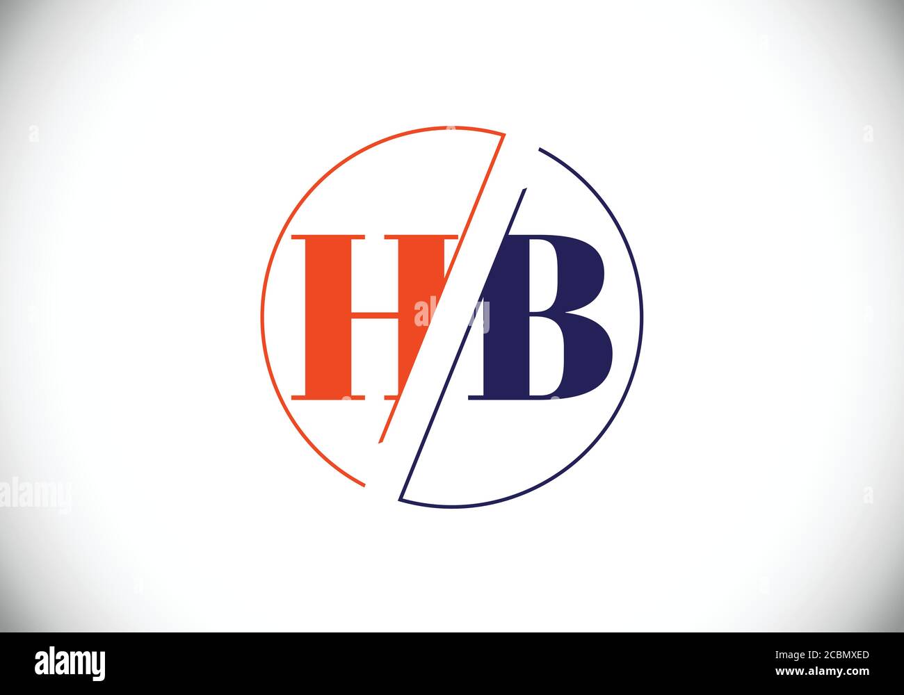 H B Initial Letter Logo design, Graphic Alphabet Symbol for Corporate ...