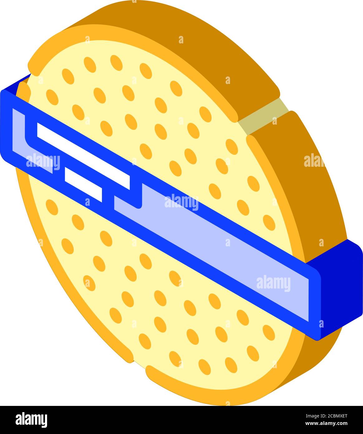 powder ball isometric icon vector isolated illustration Stock Vector ...