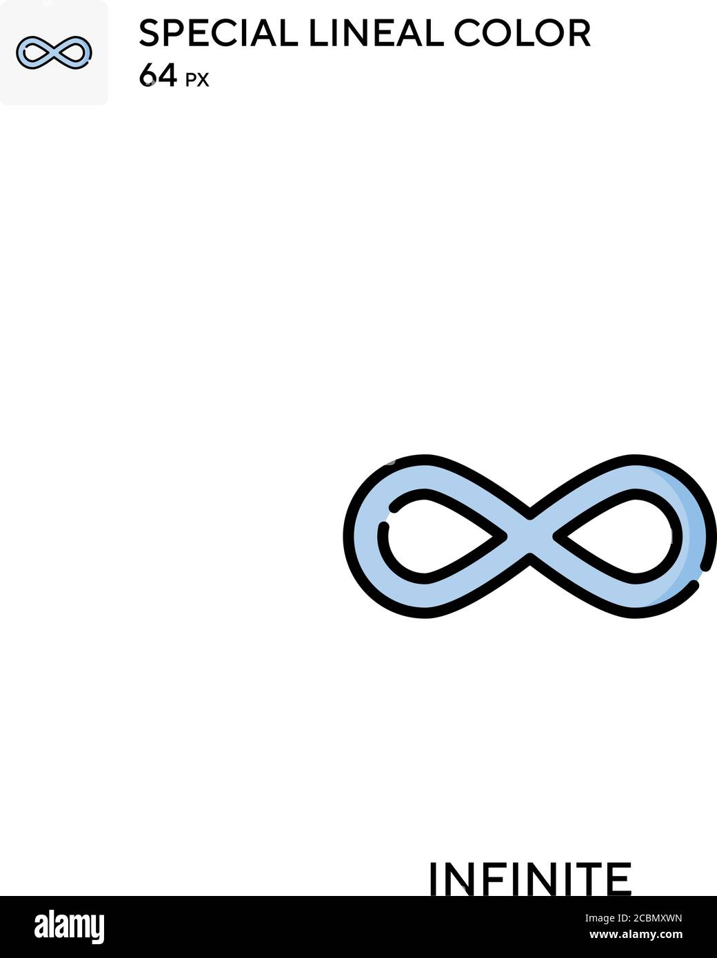 Infinite Special lineal color vector icon. Infinite icons for your ...