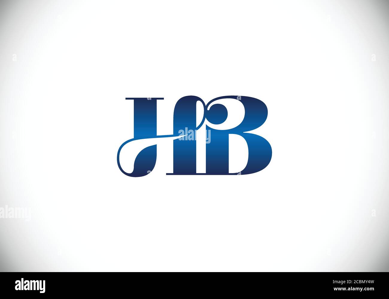H B Initial Letter Logo design, Graphic Alphabet Symbol for Corporate ...