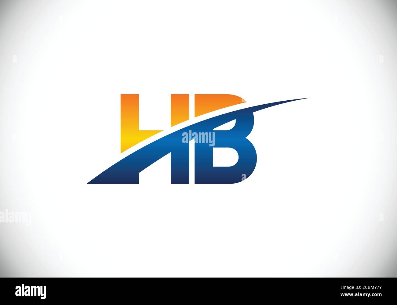 H B Initial Letter Logo design, Graphic Alphabet Symbol for Corporate ...