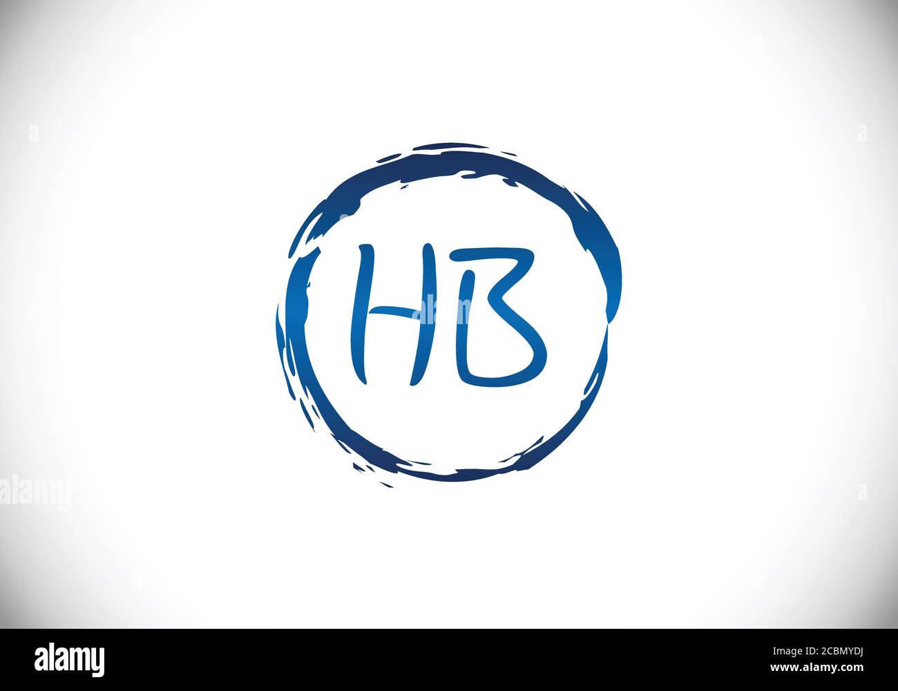 H B Initial Letter Logo design, Graphic Alphabet Symbol for Corporate ...