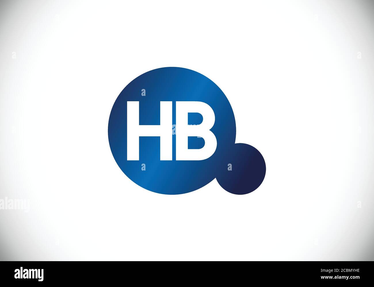 H B Initial Letter Logo design, Graphic Alphabet Symbol for Corporate ...