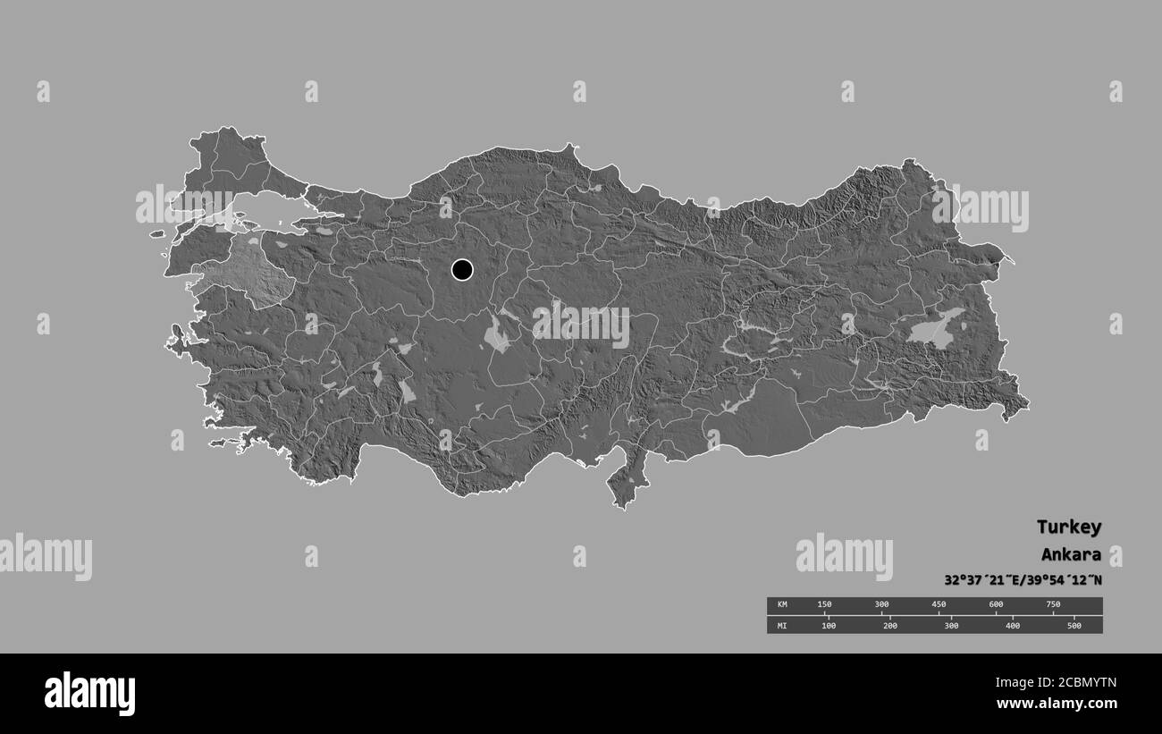 Map of balikesir hi-res stock photography and images - Alamy