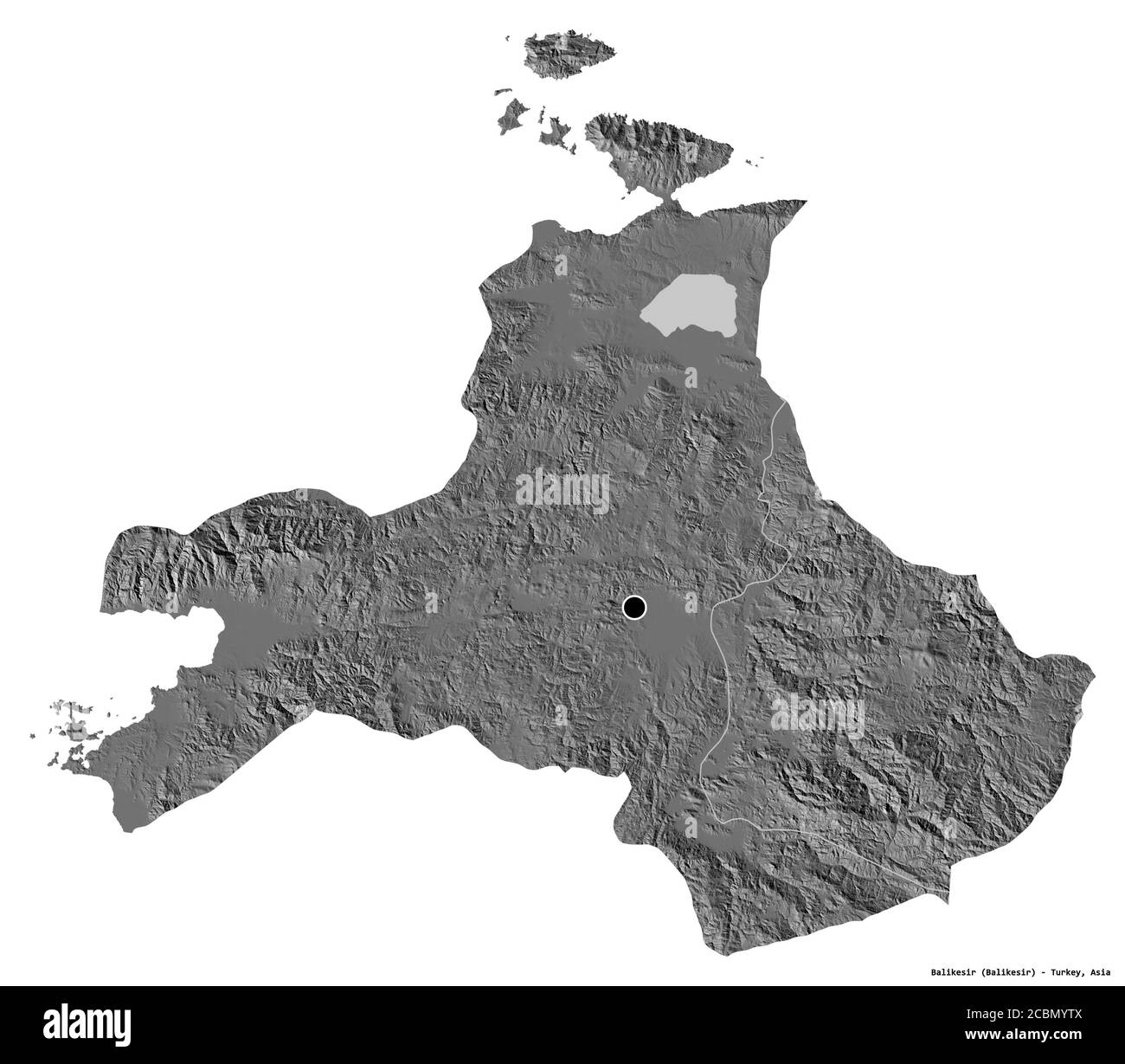 Map of balikesir hi-res stock photography and images - Alamy