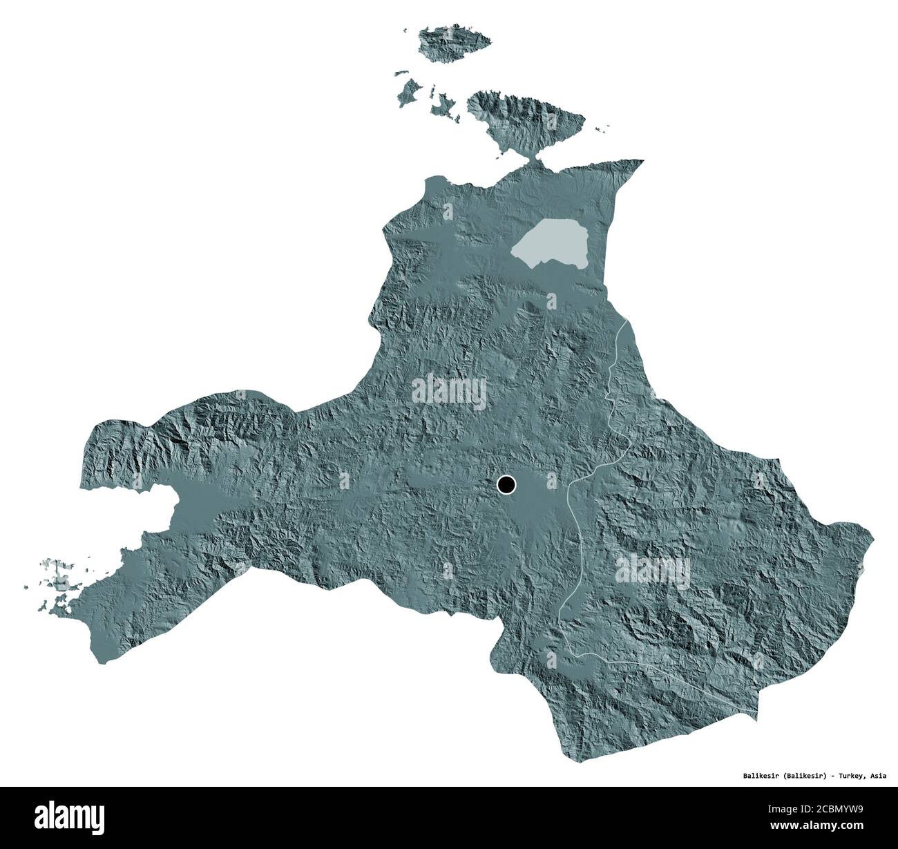 Map of balikesir hi-res stock photography and images - Alamy
