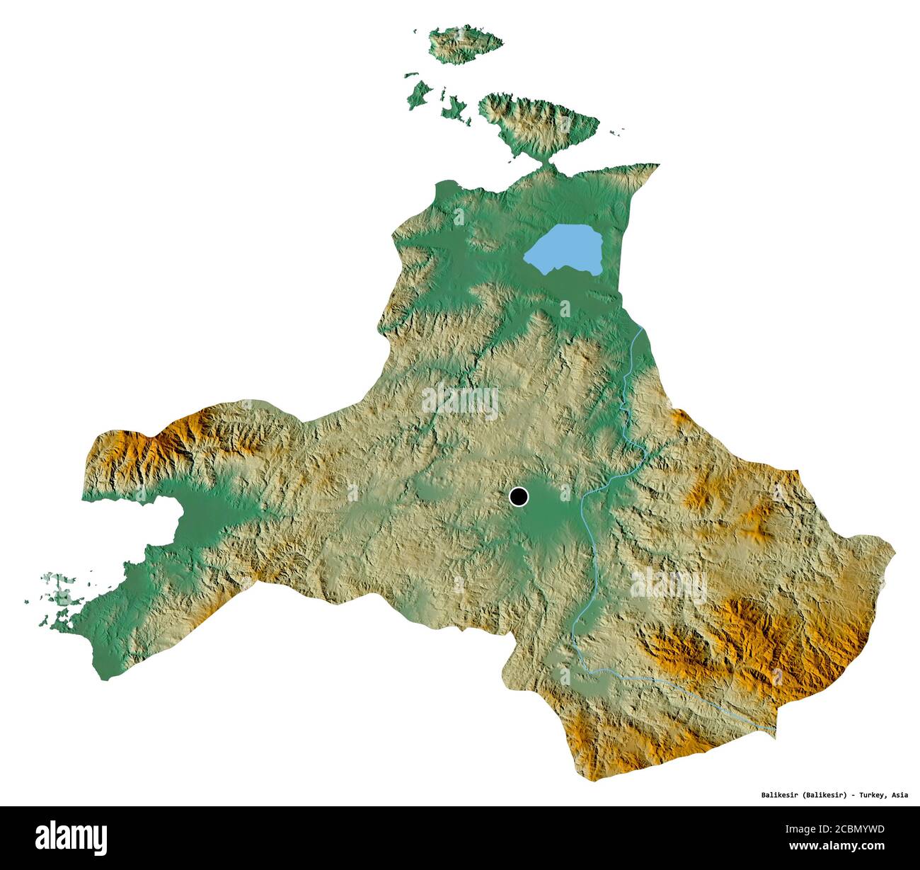 Map of balikesir hi-res stock photography and images - Alamy