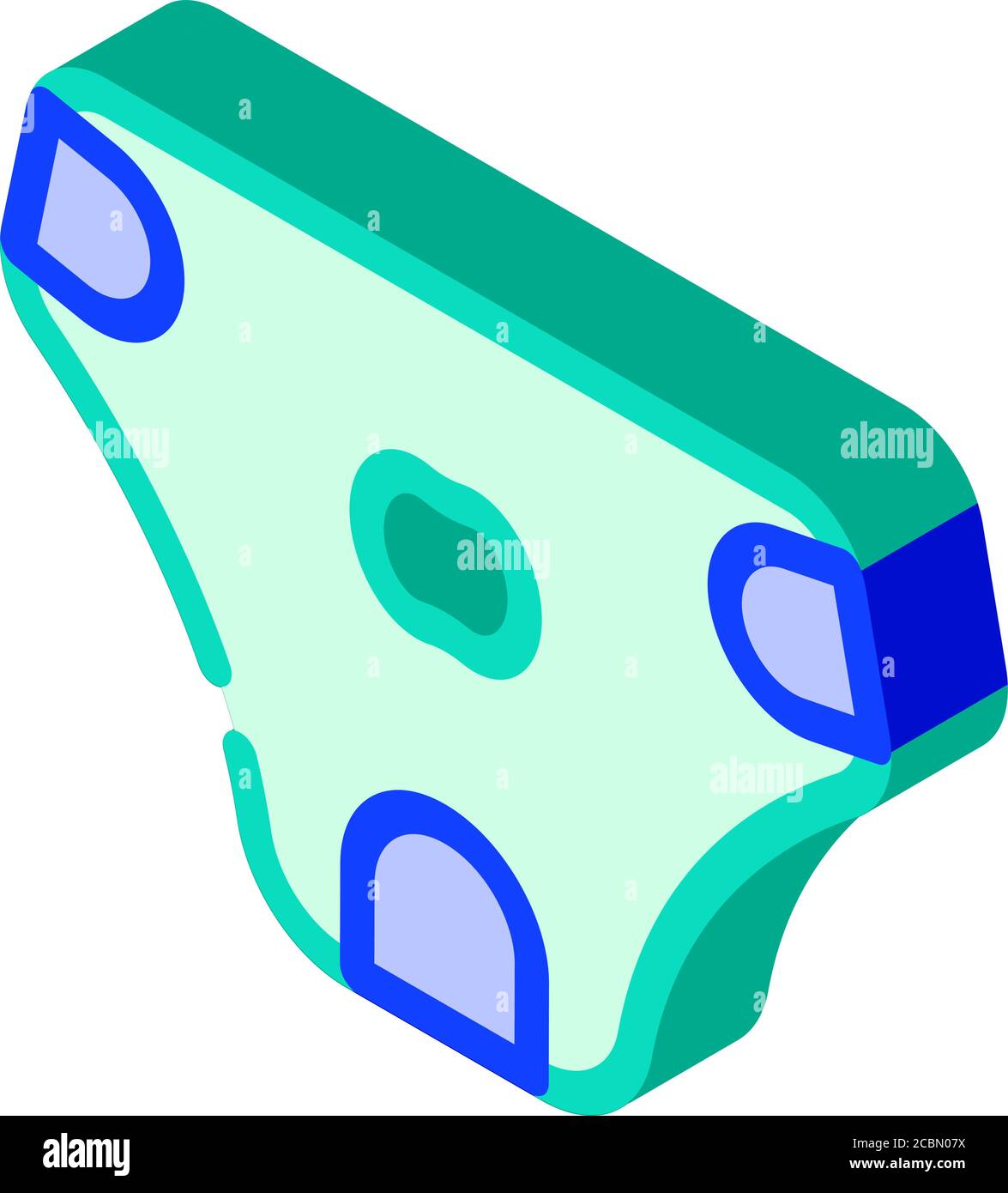 diaper for dog isometric icon vector illustration Stock Vector Image ...