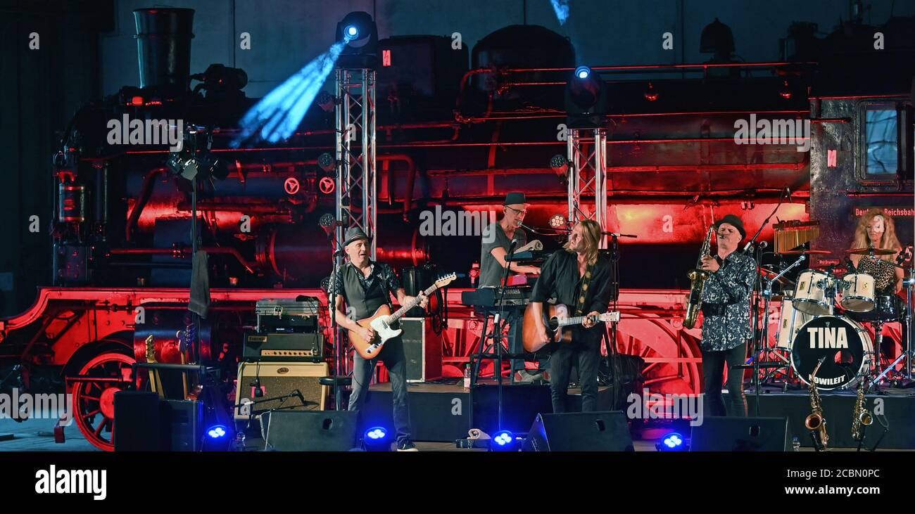 Chemnitz, Germany. 14th Aug, 2020. The former Gerhard-Gundermann-Band ...