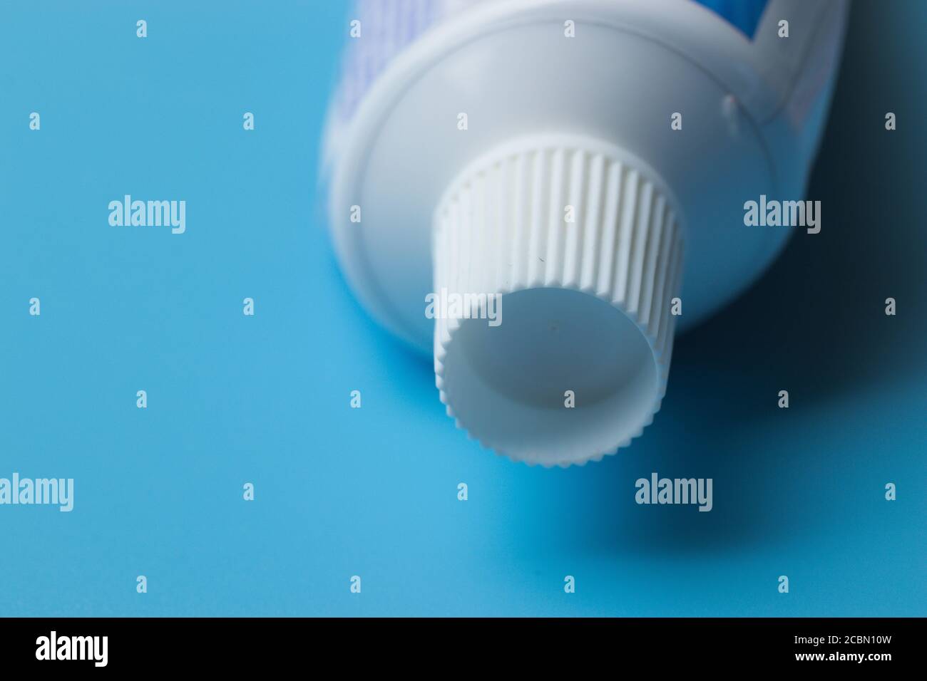 Tube of Toothpaste Close-up with copy space Stock Photo - Alamy