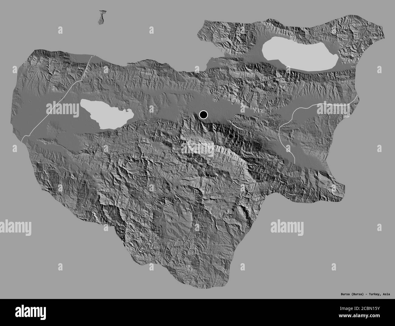Bursa on a map hi-res stock photography and images - Alamy