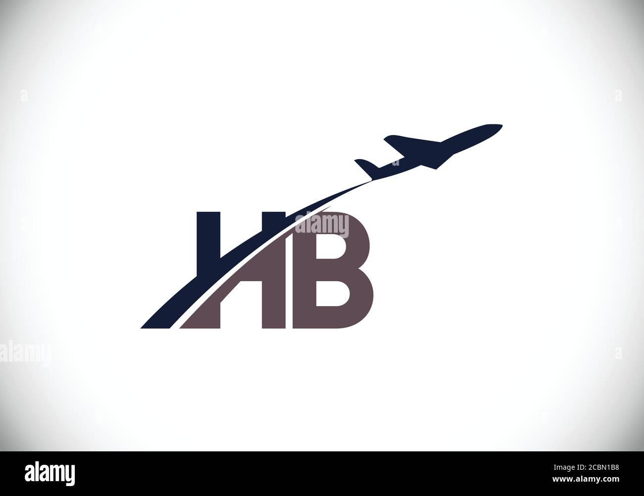 H B Initial Letter Logo design, Graphic Alphabet Symbol for Corporate ...