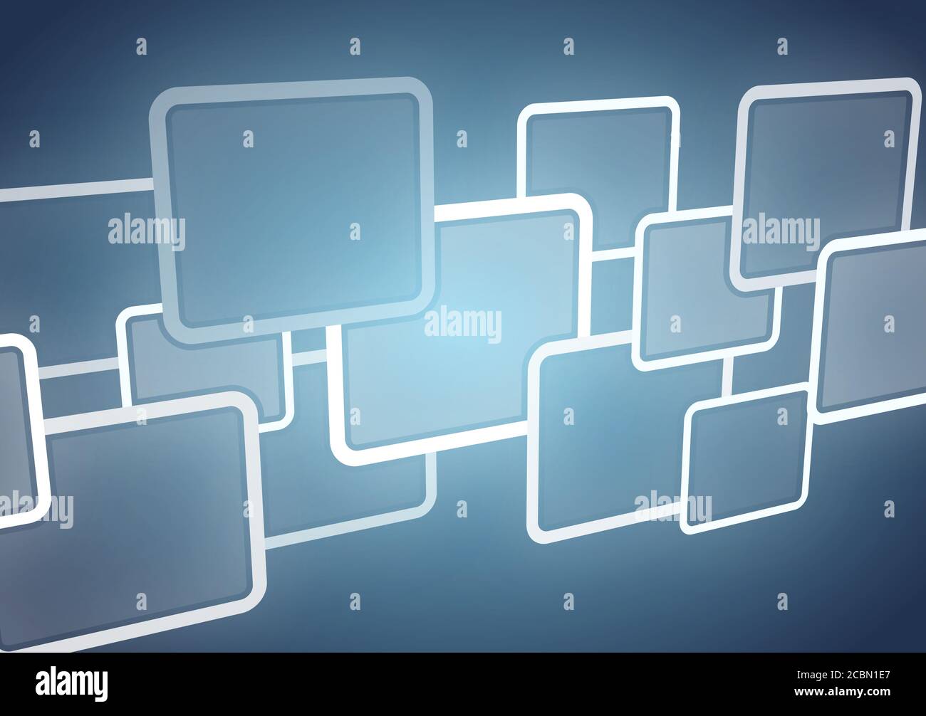 3D rendering for computer network - communication concept Stock Photo ...