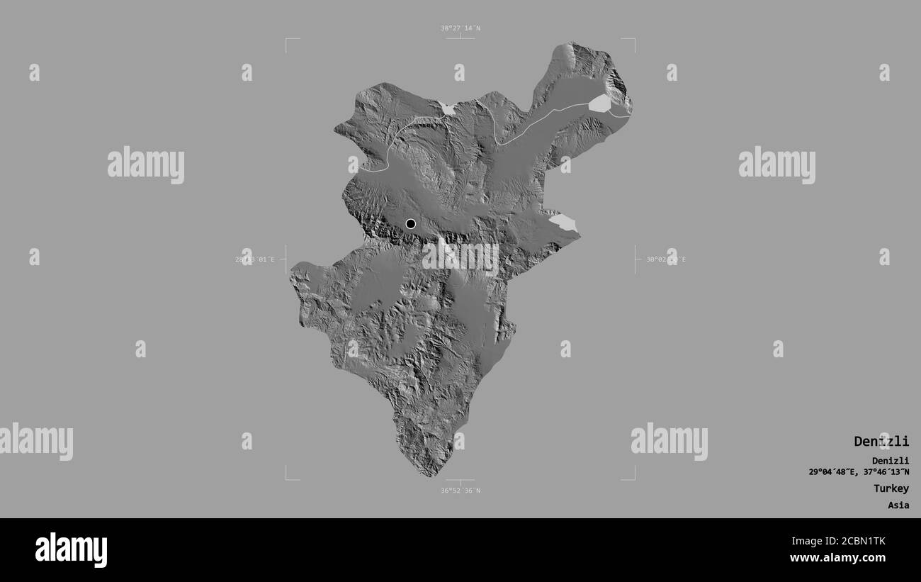 Map of denizli hi-res stock photography and images - Alamy