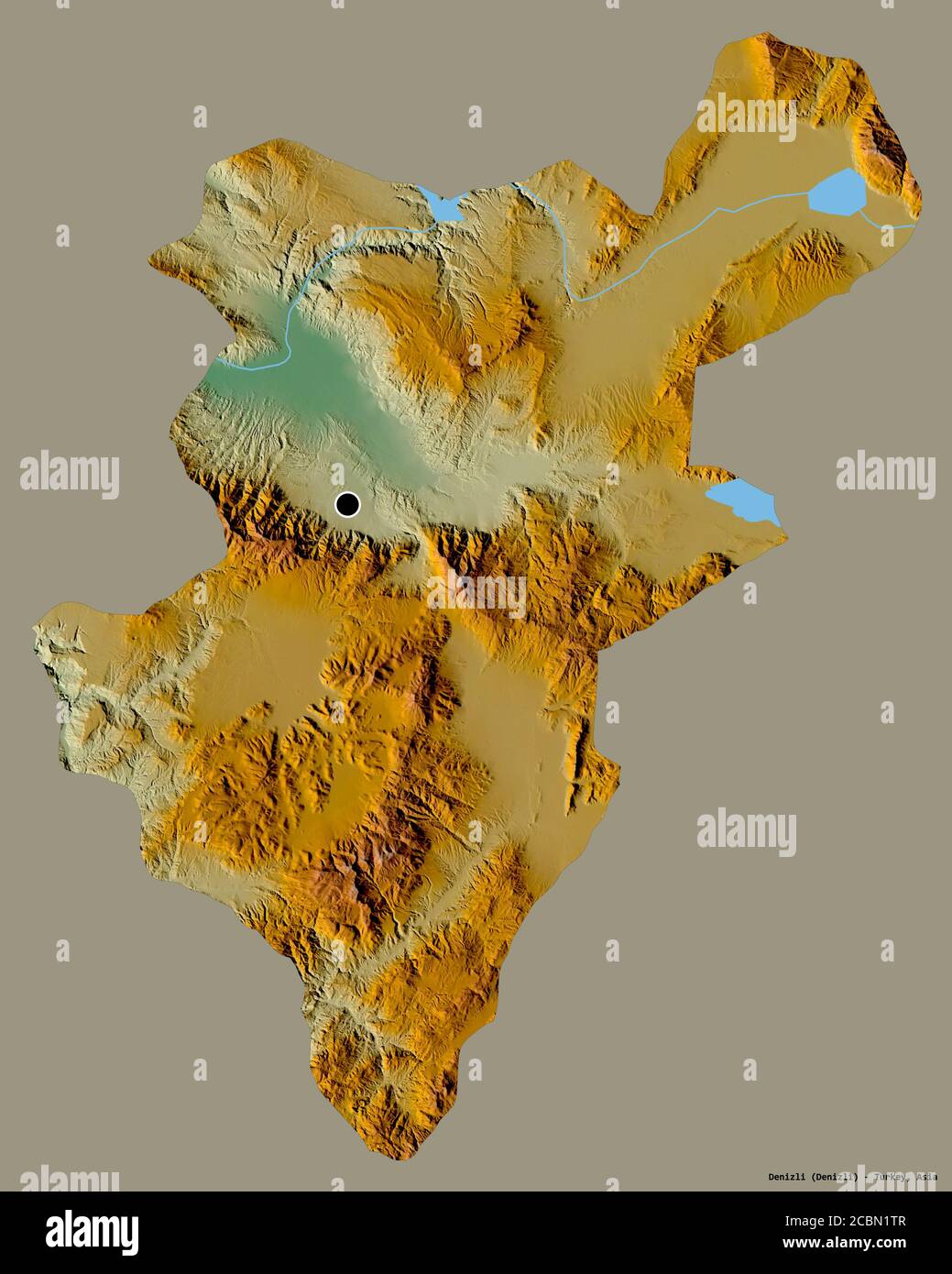 Map of denizli hi-res stock photography and images - Alamy