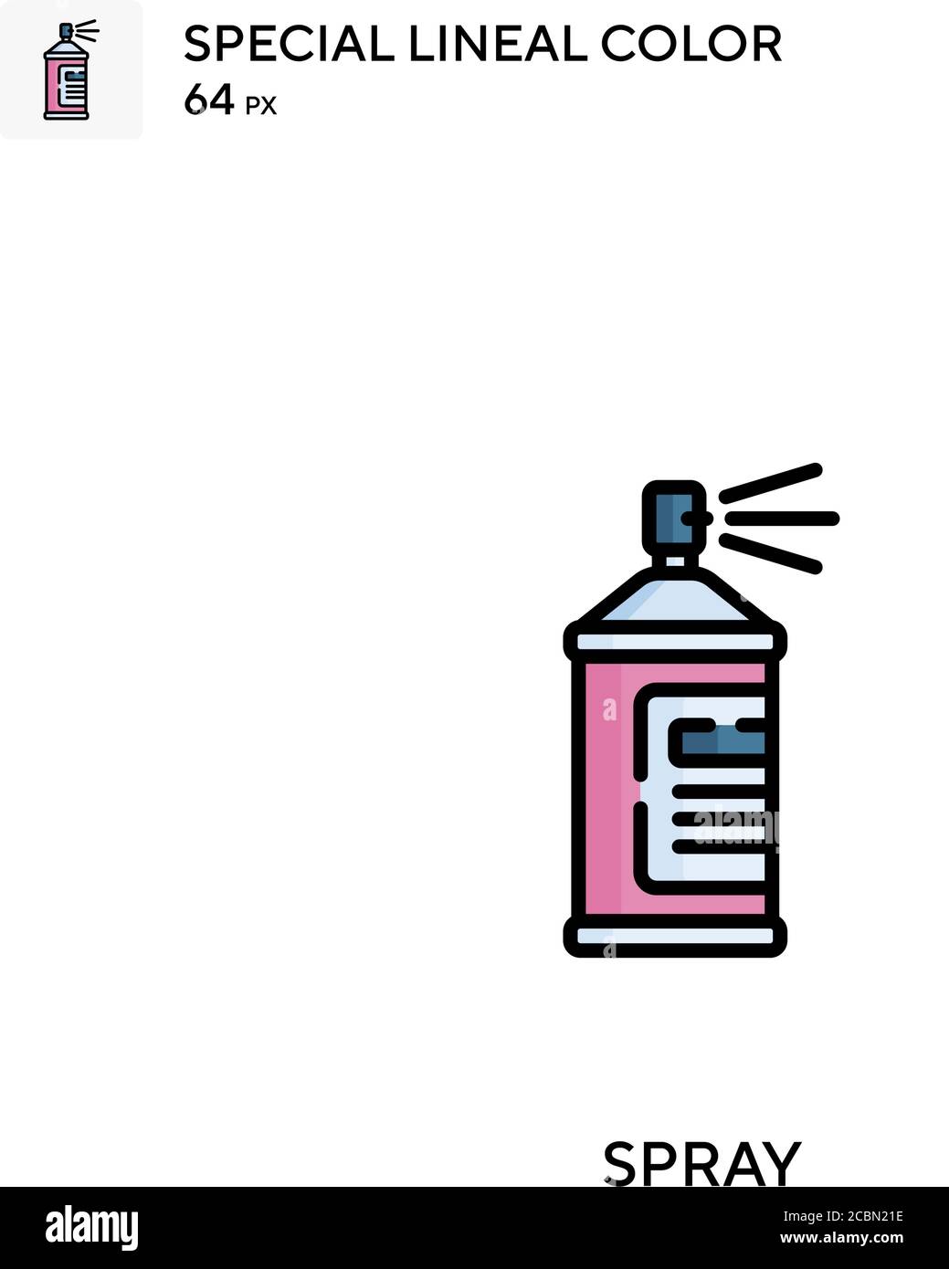 Spray Special lineal color vector icon. Spray icons for your business ...