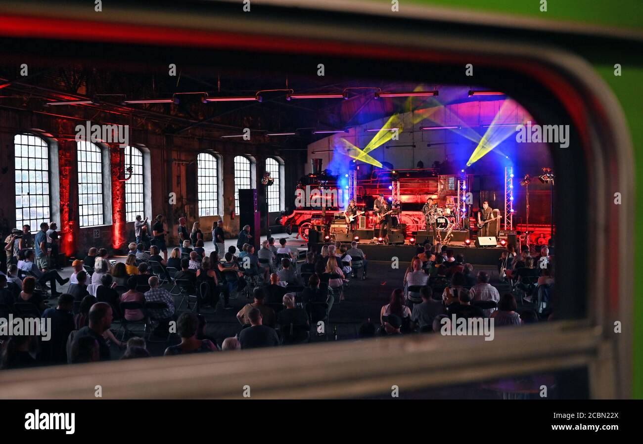 Chemnitz, Germany. 14th Aug, 2020. The former Gerhard-Gundermann-Band ...