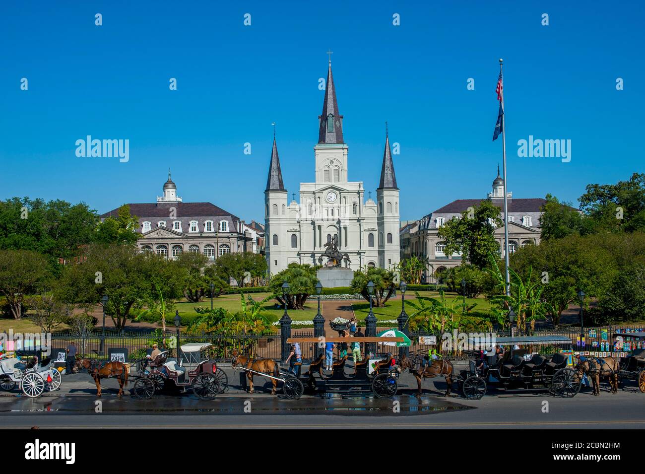 New orleans jackson square carriage hi-res stock photography and images ...