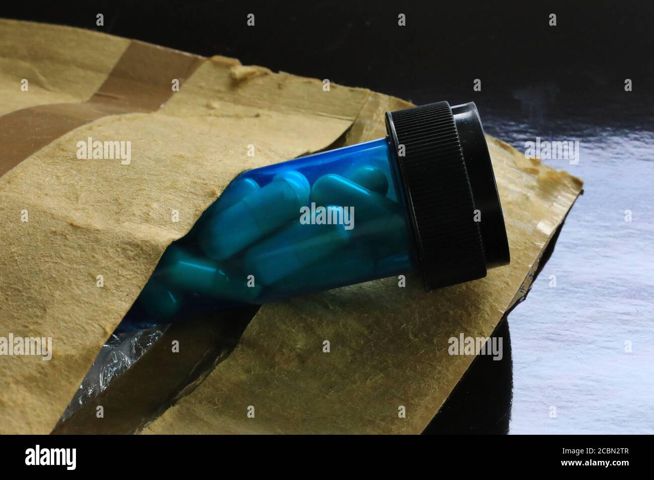 Mail order medication Stock Photo - Alamy