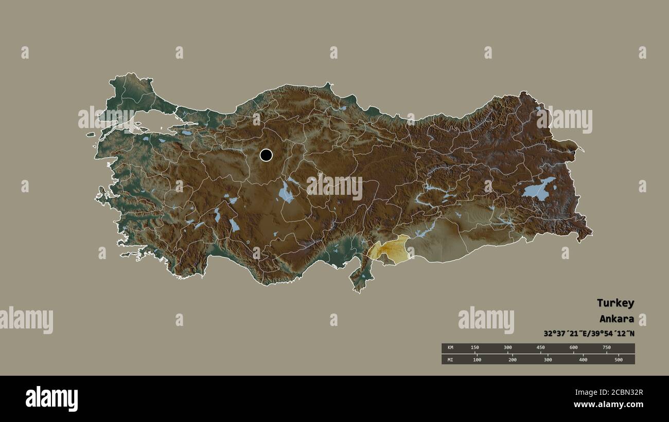 Map of gaziantep hi-res stock photography and images - Alamy