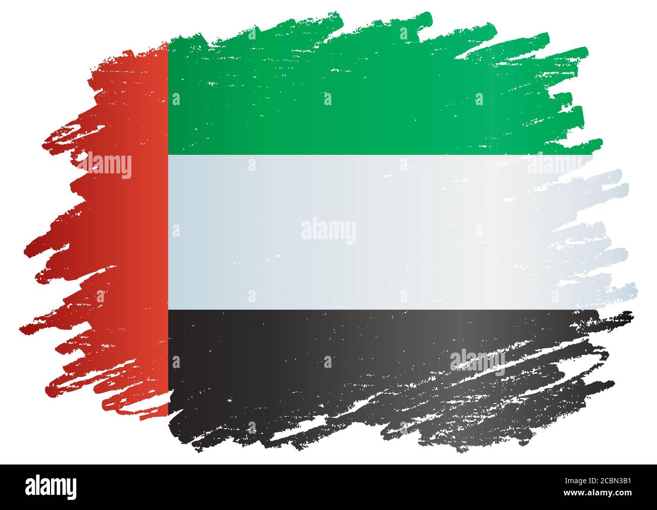 Flag of the United Arab Emirates, United Arab Emirates. Template for ...