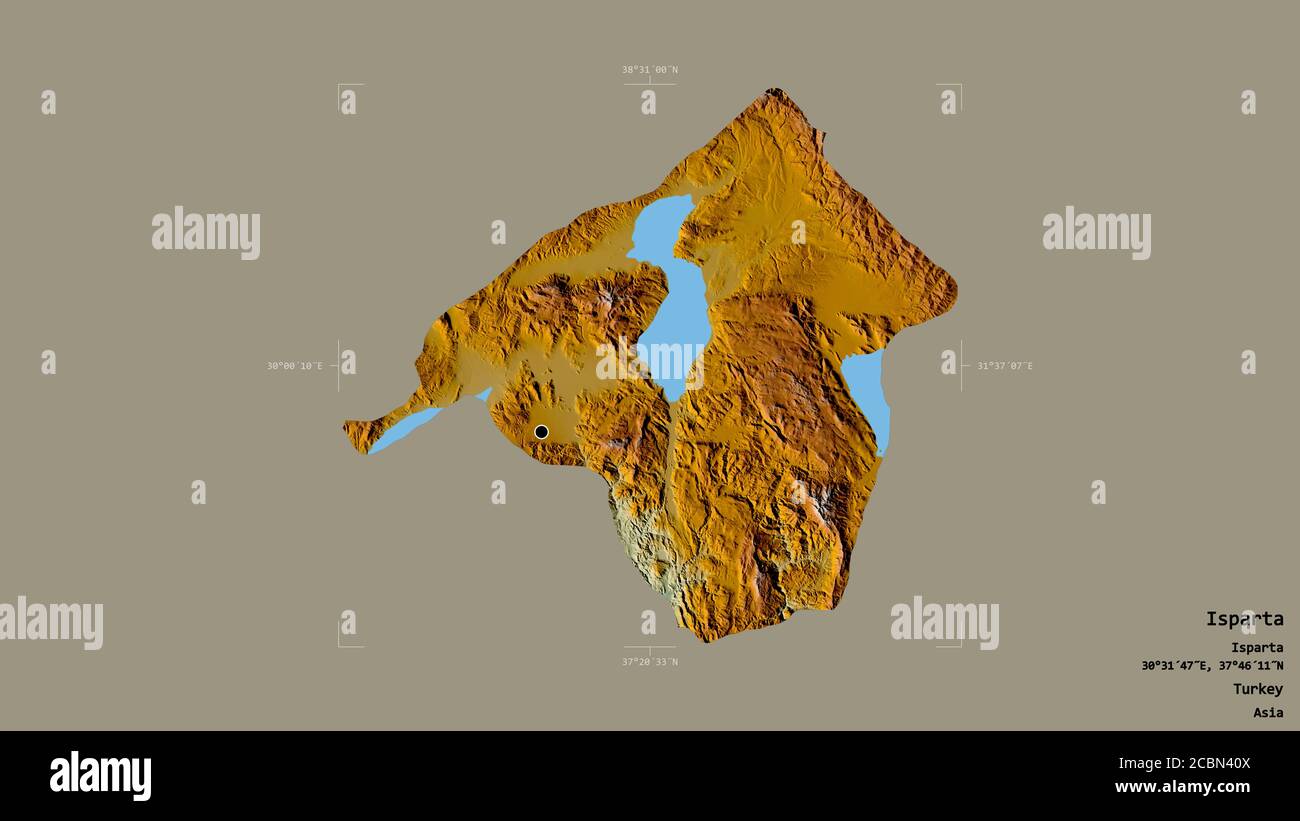Map of isparta hi-res stock photography and images - Alamy