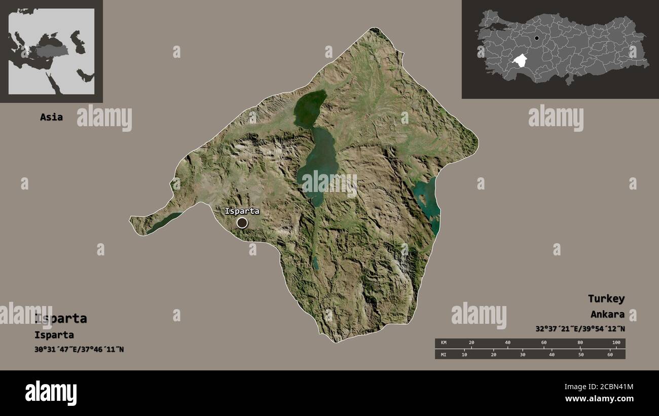 Map of isparta hi-res stock photography and images - Alamy