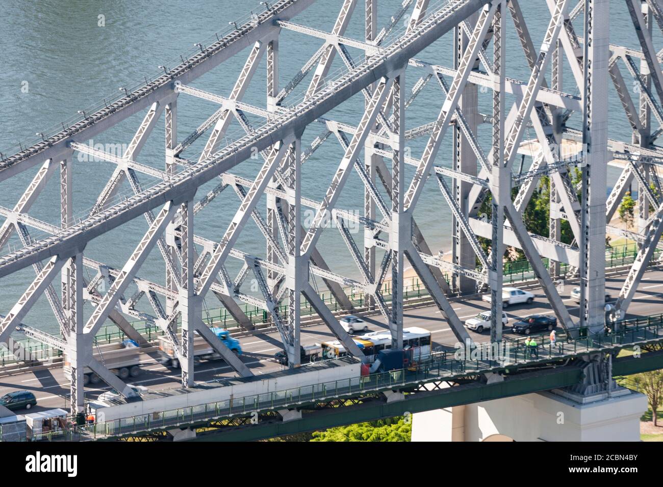 The famous Brisbane city bridge Stock Photo - Alamy