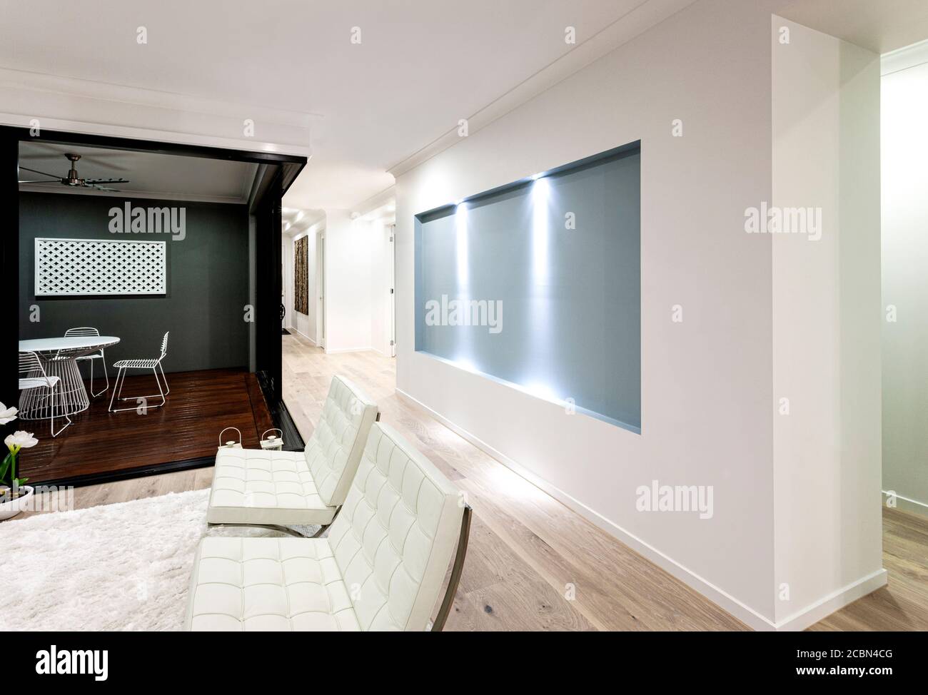 Interior view of a living room in new luxury home Stock Photo - Alamy
