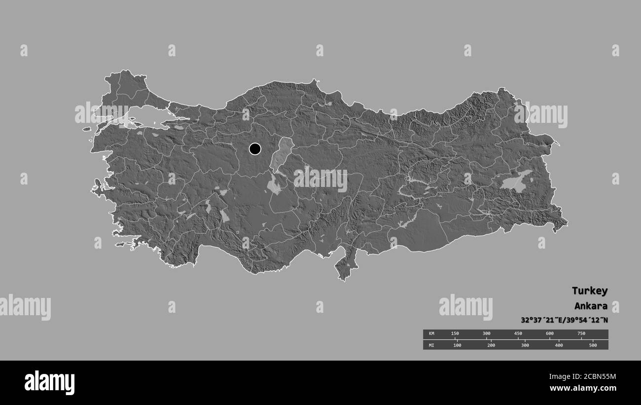 Map of kirikkale hi-res stock photography and images - Alamy