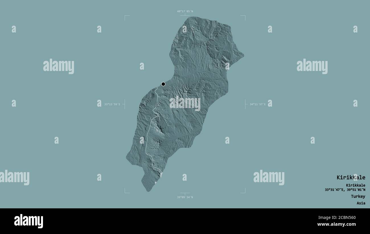 Map of kirikkale hi-res stock photography and images - Alamy