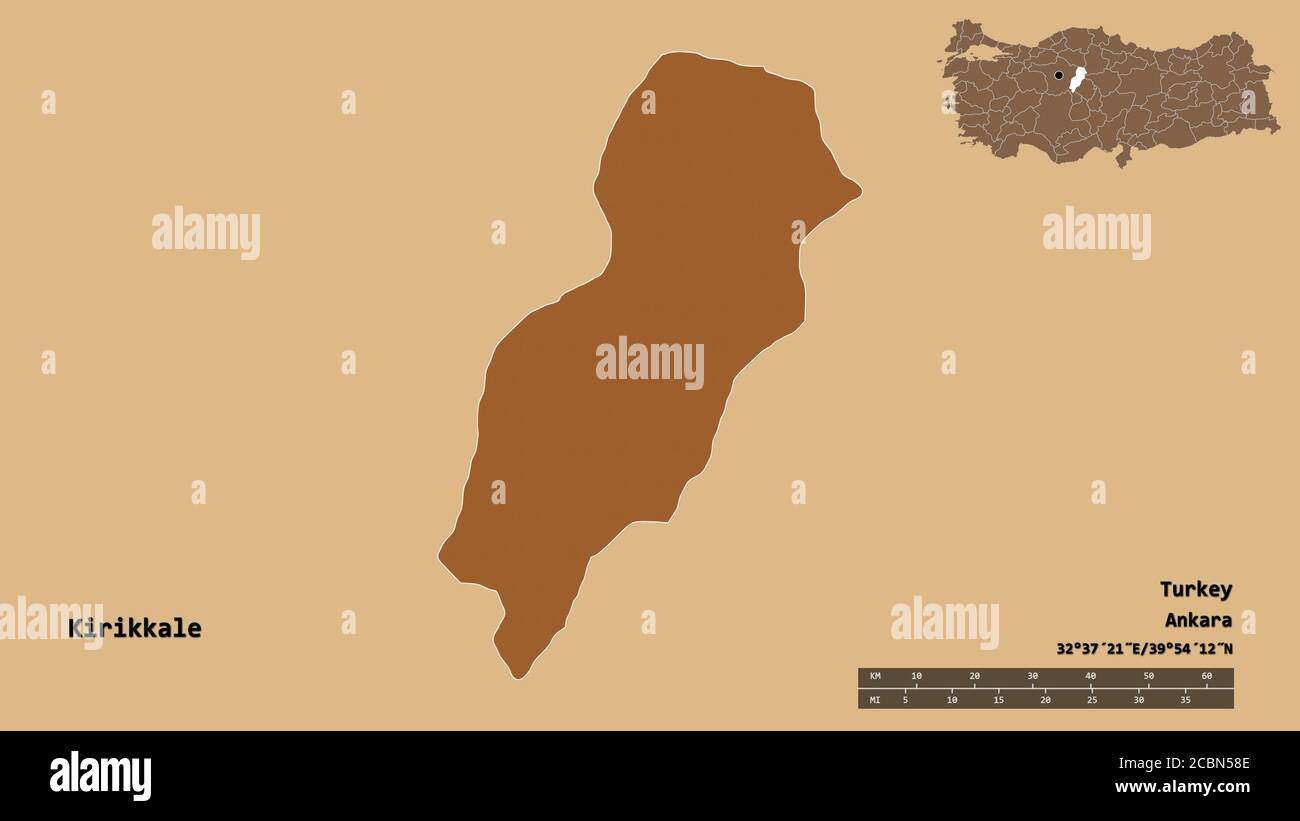 Map of kirikkale hi-res stock photography and images - Alamy