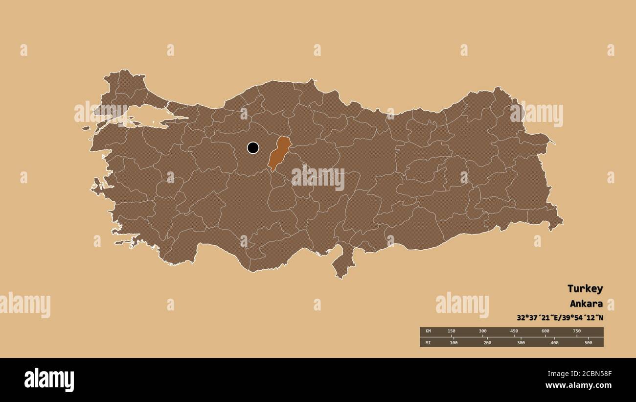Map of kirikkale hi-res stock photography and images - Alamy