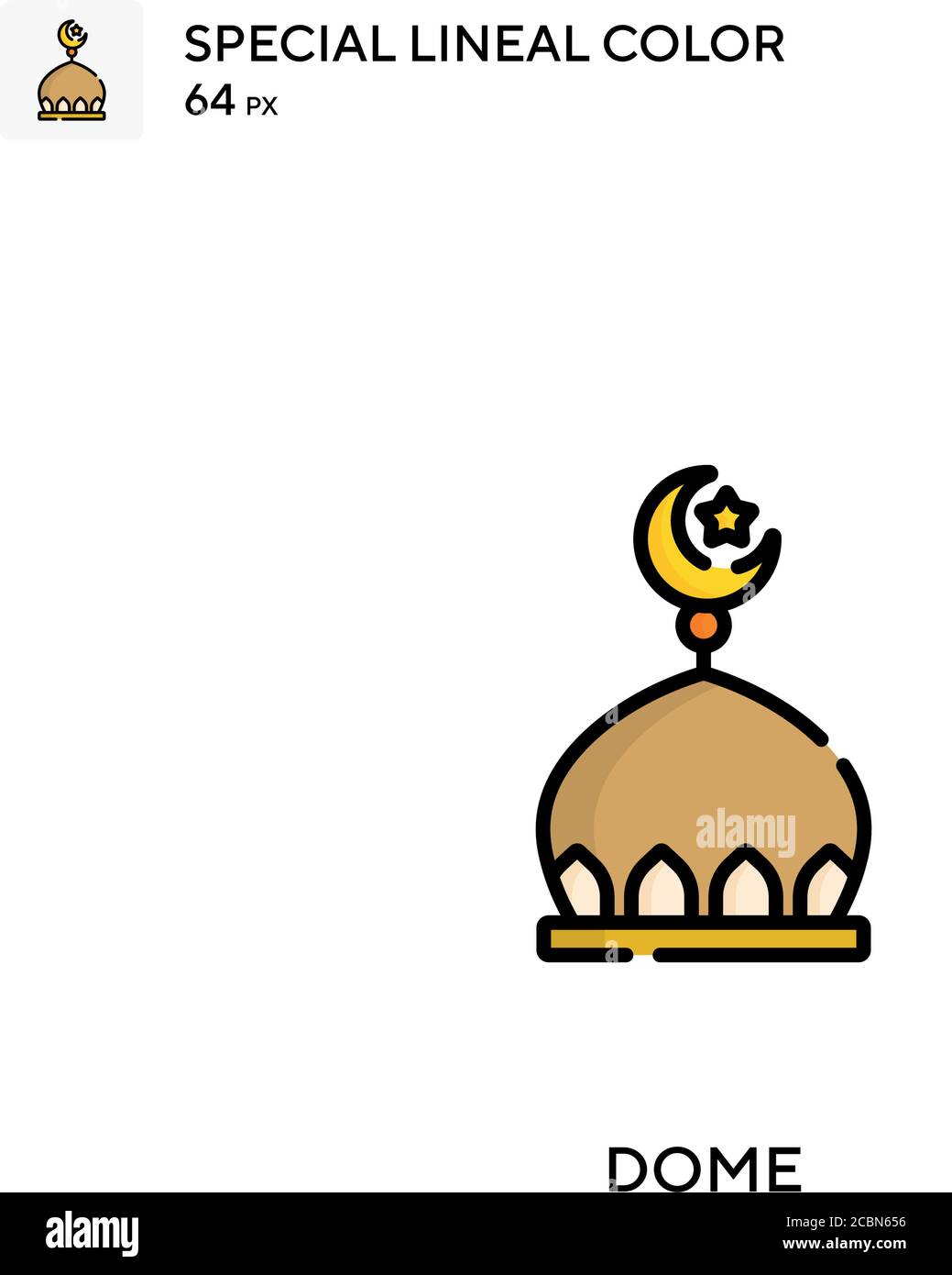 Dome Special lineal color vector icon. Dome icons for your business ...