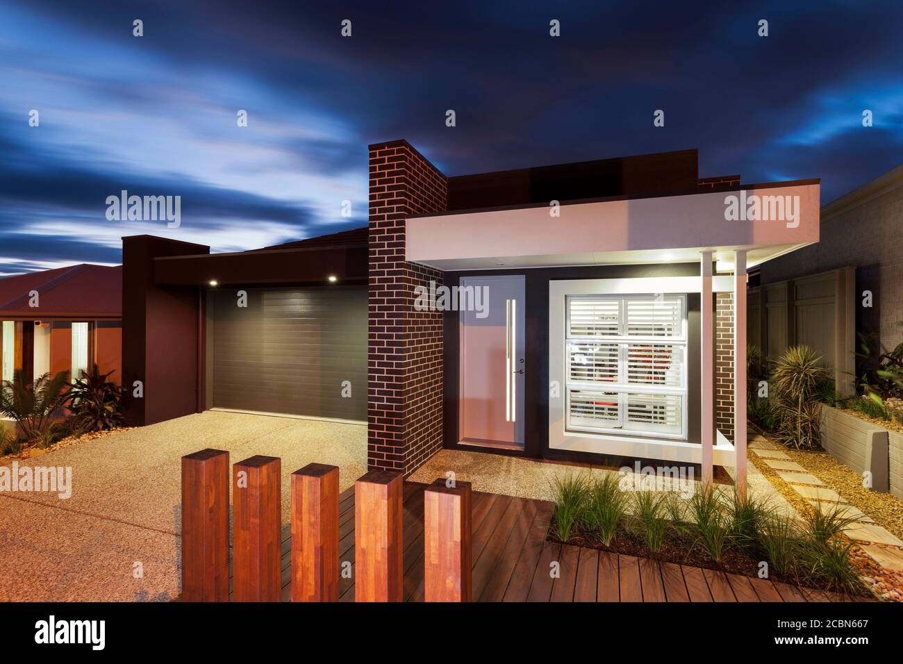 Modern House Front View