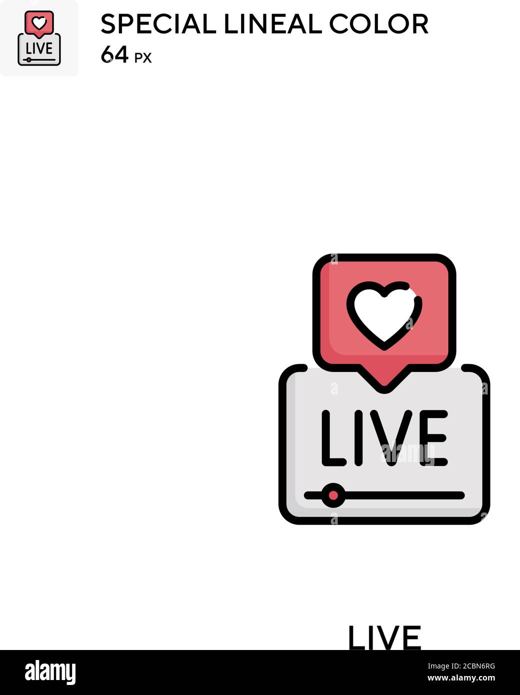 Live Special lineal color vector icon. Live icons for your business ...