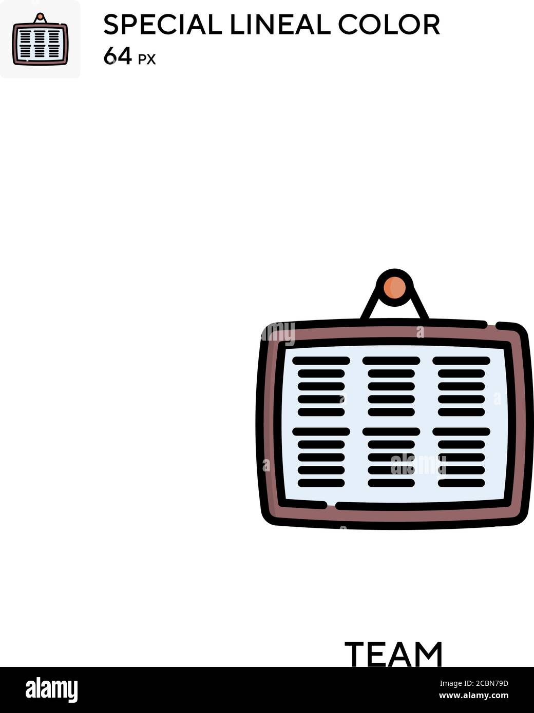Team Special lineal color vector icon. Team icons for your business ...