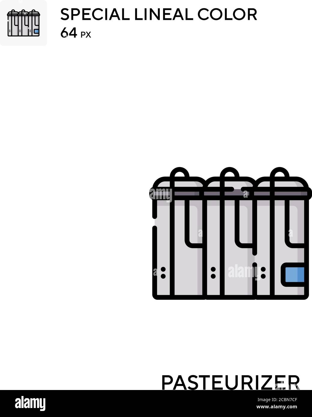 Pasteurizer Special lineal color vector icon. Pasteurizer icons for ...