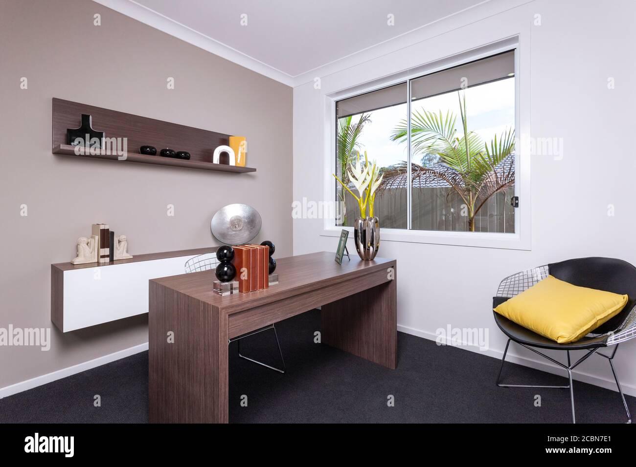 A bright workroom in a luxury house Stock Photo - Alamy