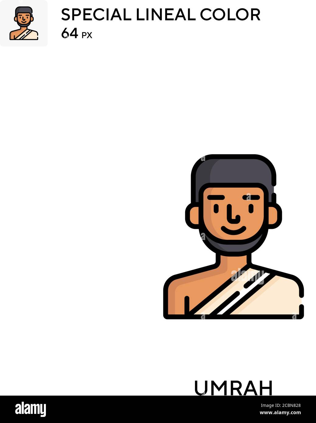 Umrah Special lineal color vector icon. Umrah icons for your business ...