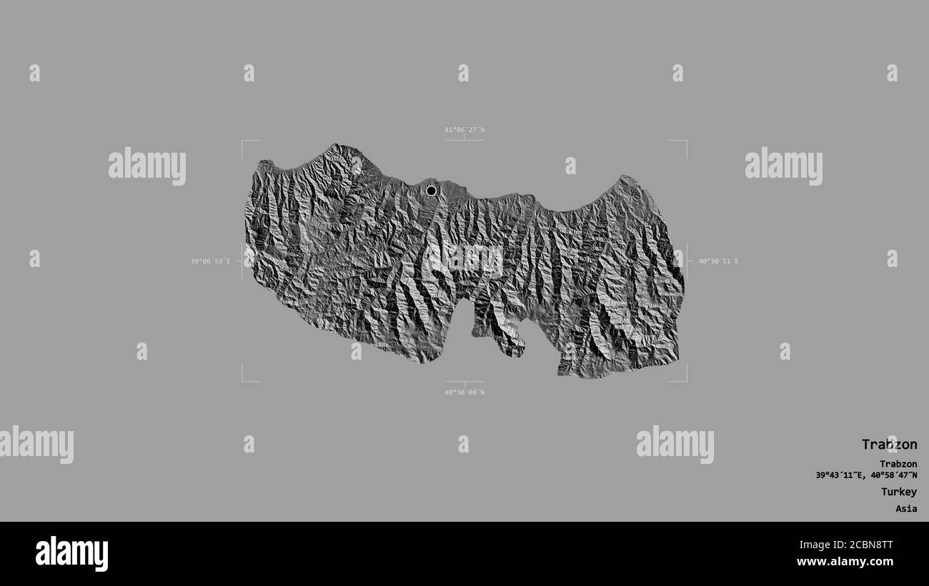 Map of trabzon Black and White Stock Photos & Images - Alamy